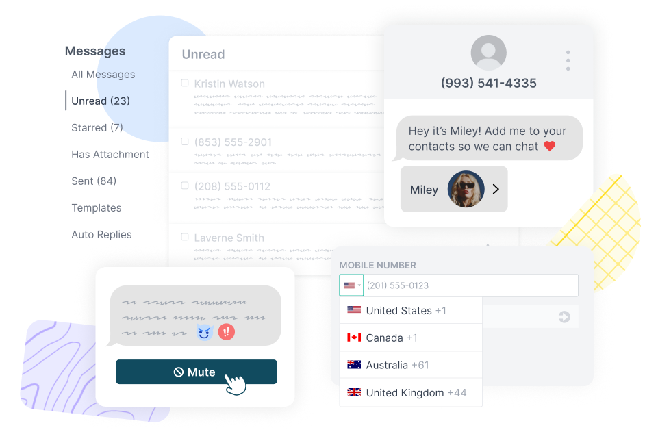 SMS Marketing Features on Subtext